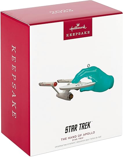 Hallmark Keepsake Christmas Ornament 2023, Star Trek The Hand of Apollo ...