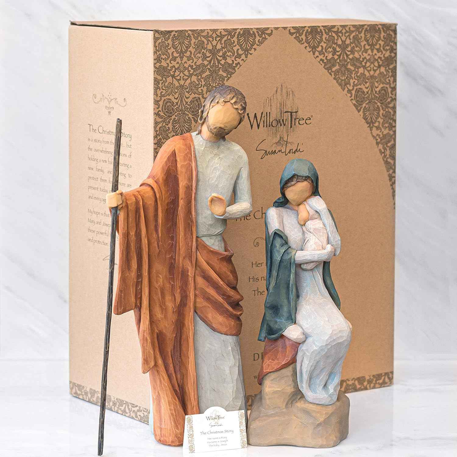 Willow Tree The Christmas Story, Sculpted Hand-Painted Nativity Figures ...